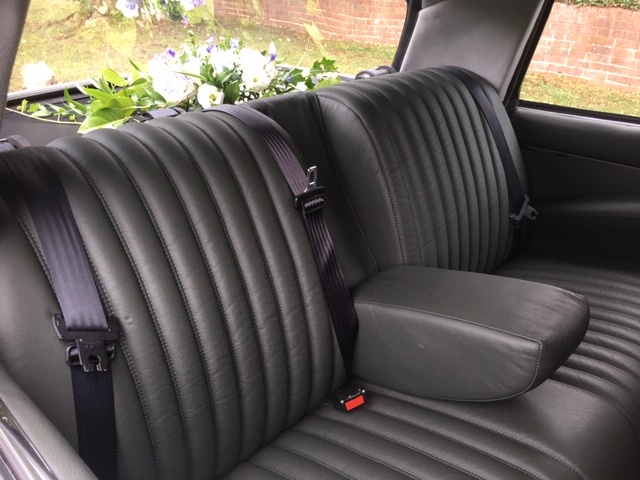Hire My DS21 » Citroen DS Rear Interior